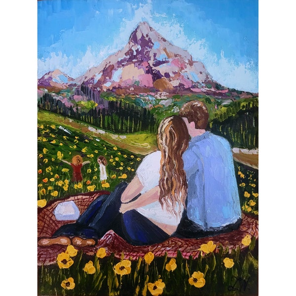 Lovers Painting - Etsy