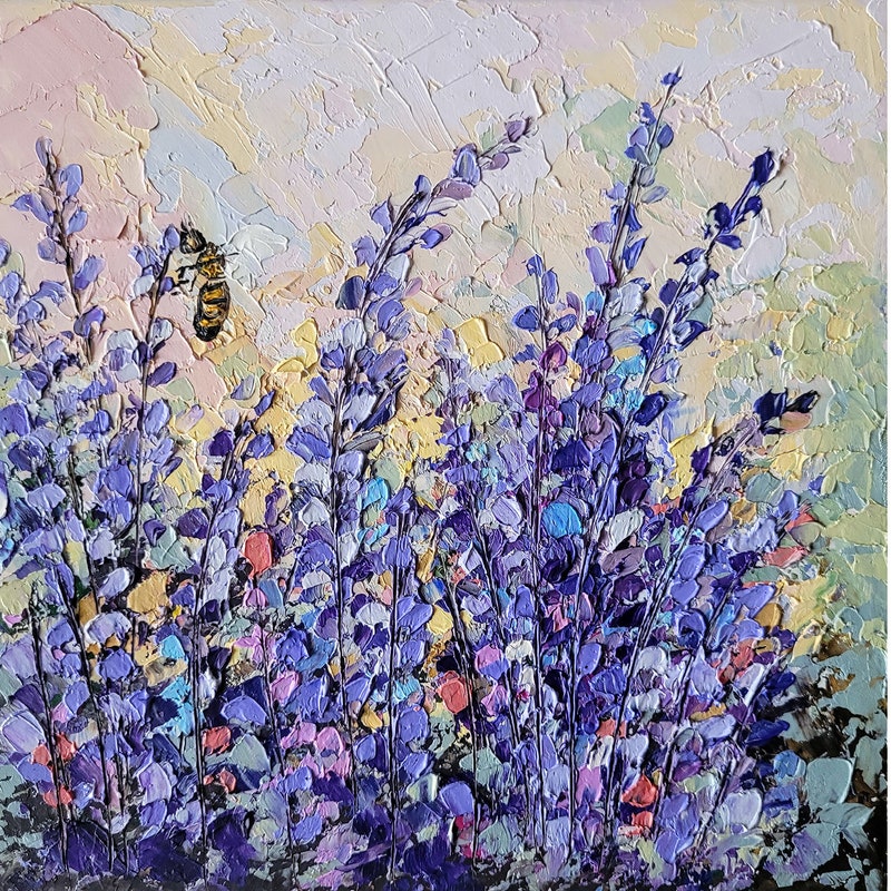 Lavender Painting - Etsy