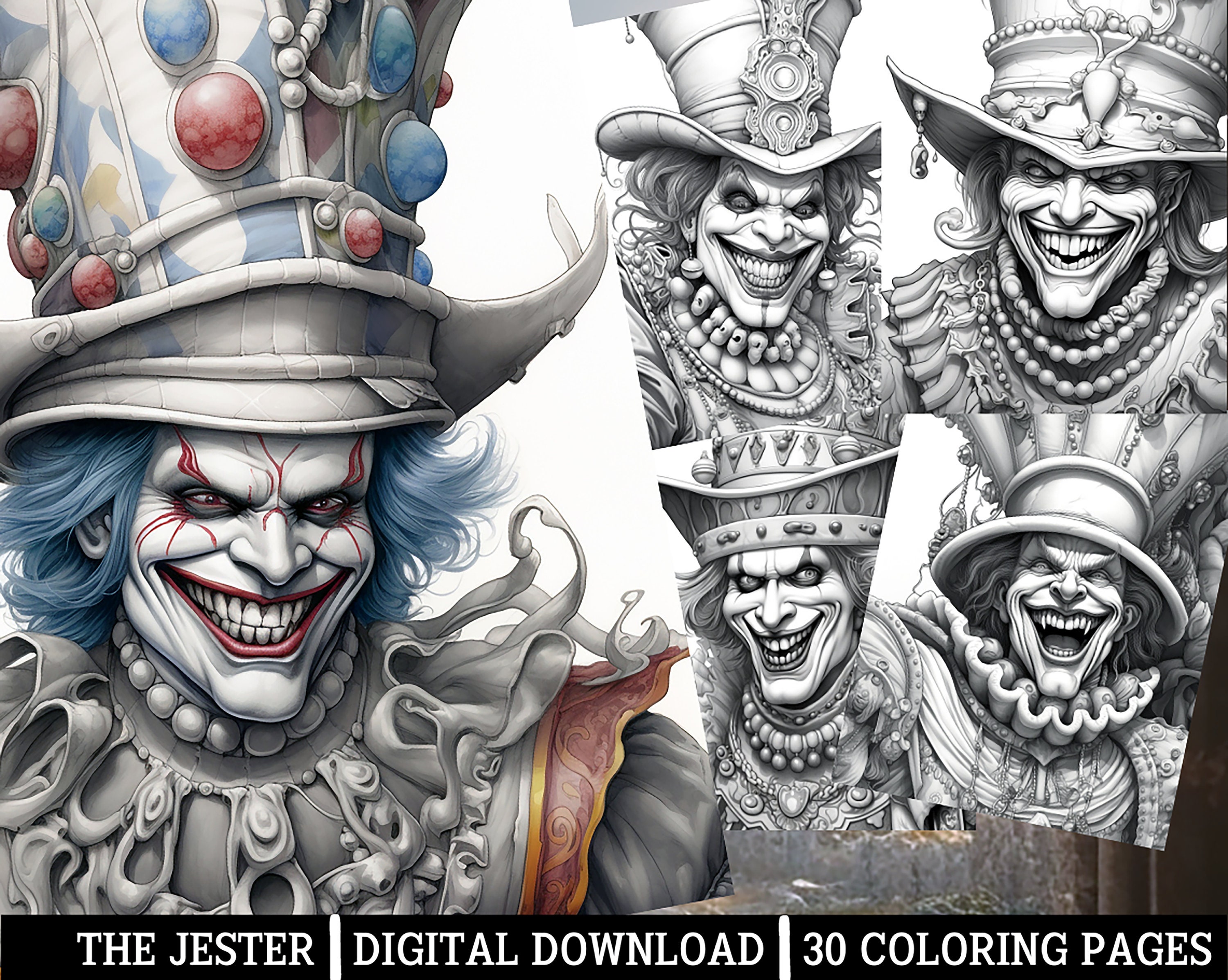 Jester Hat Coloring Page