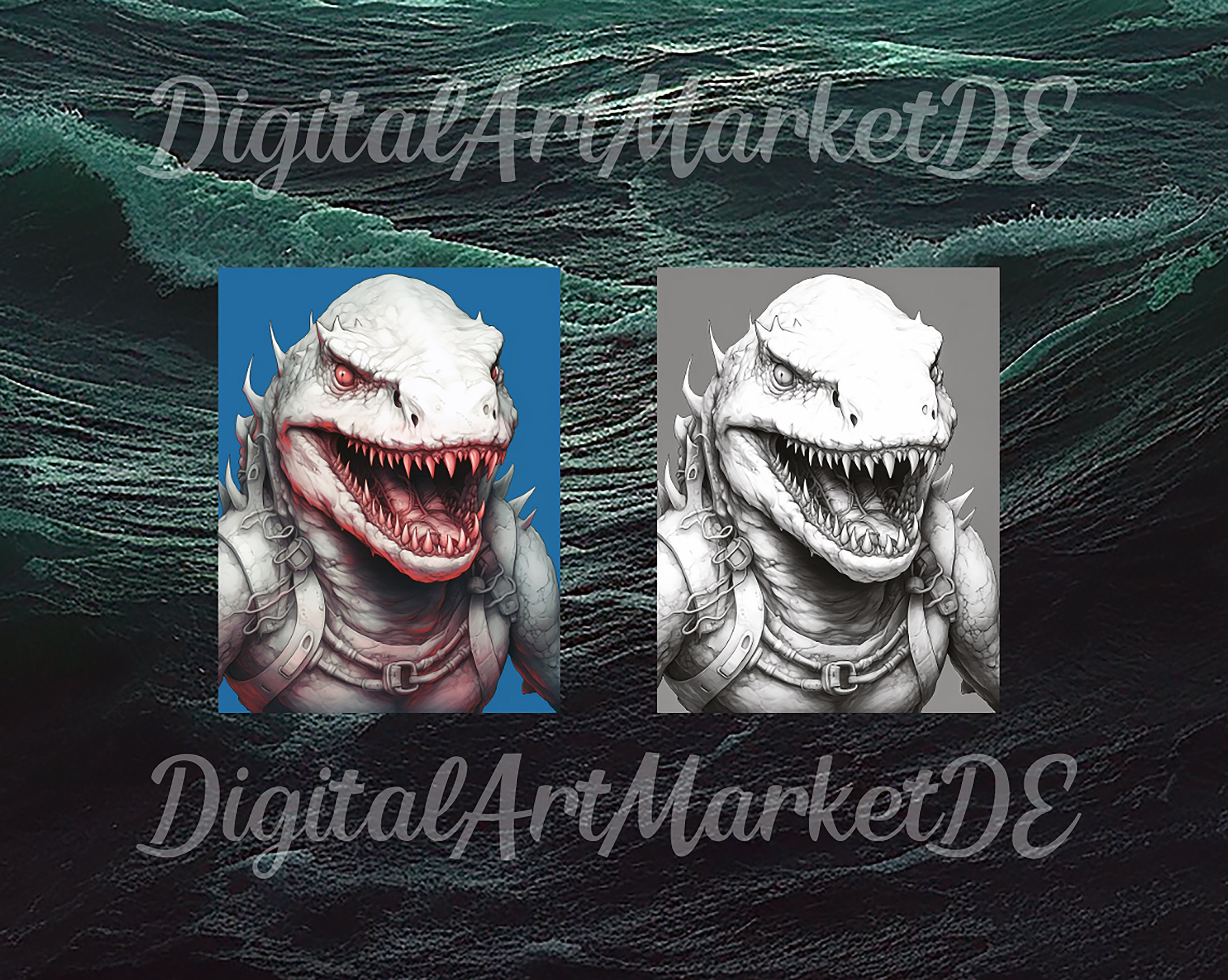 Jawsome Coloring Pages for Adults Instant Download - Etsy