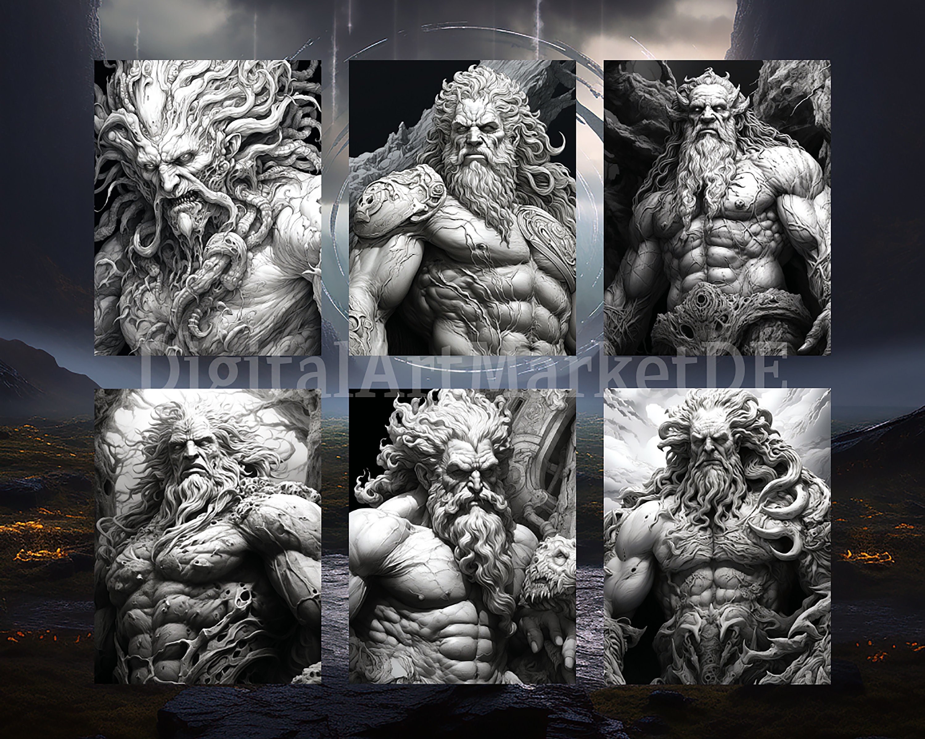 Prometheus Coloring Pagesfor Adults instant Download - Etsy