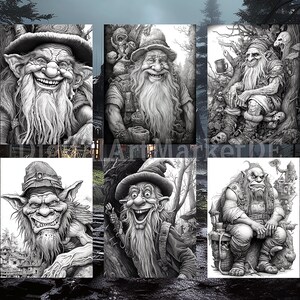 Hillbilly Coloring Pages for Adults Instant Download Grayscale Coloring ...