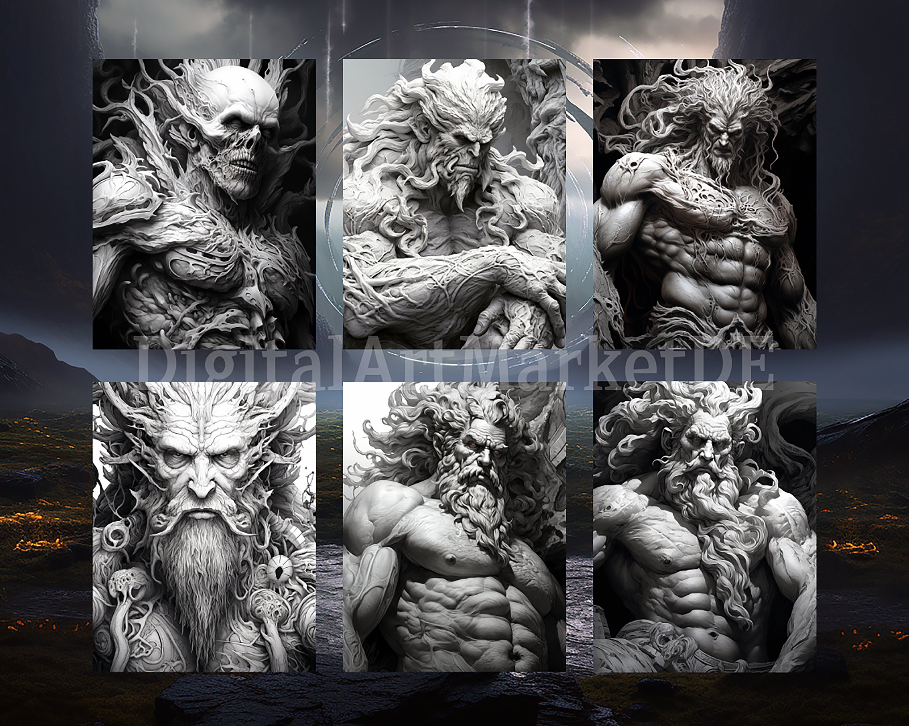 Prometheus Coloring Pagesfor Adults instant Download - Etsy