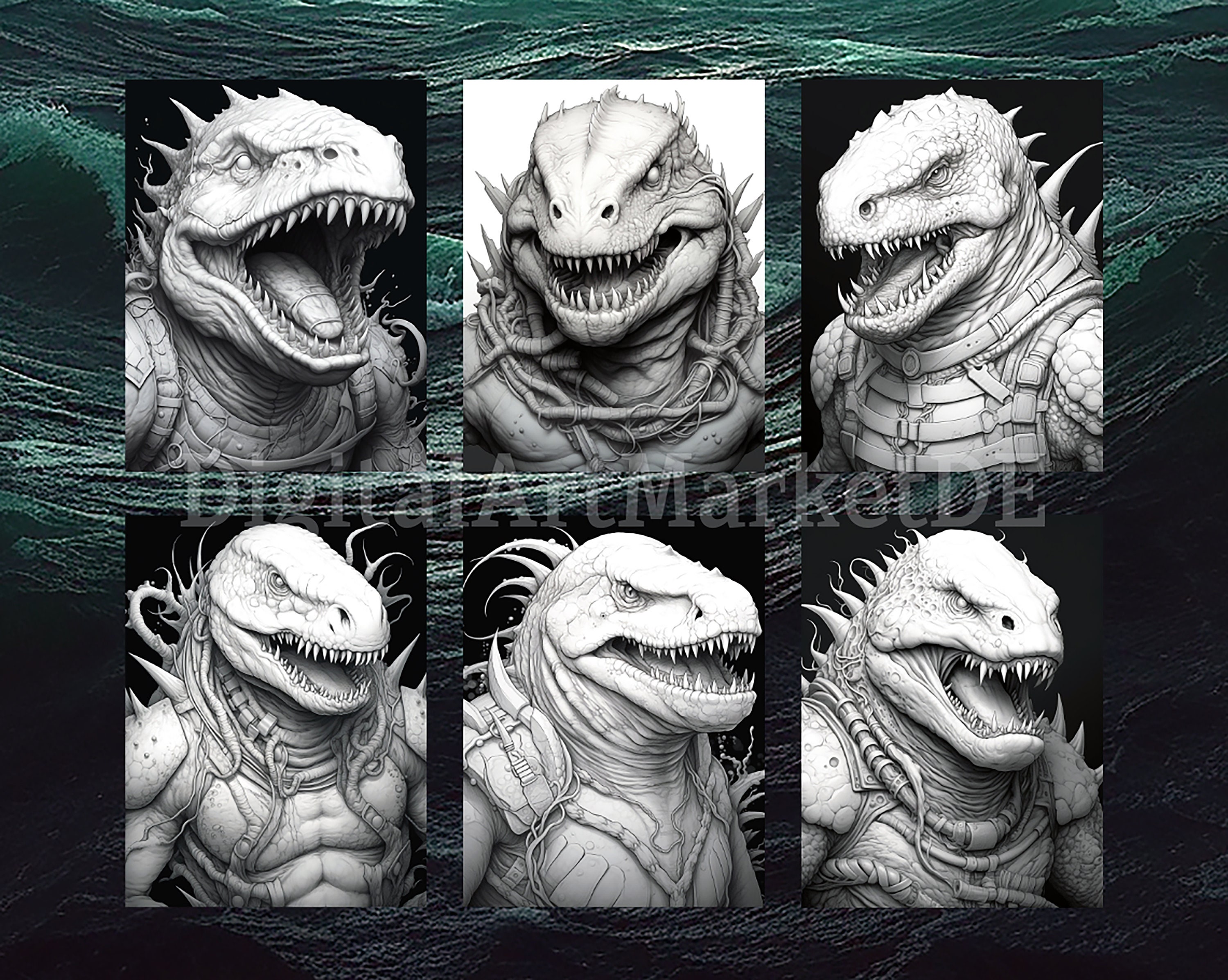 Jawsome Coloring Pages for Adults Instant Download - Etsy