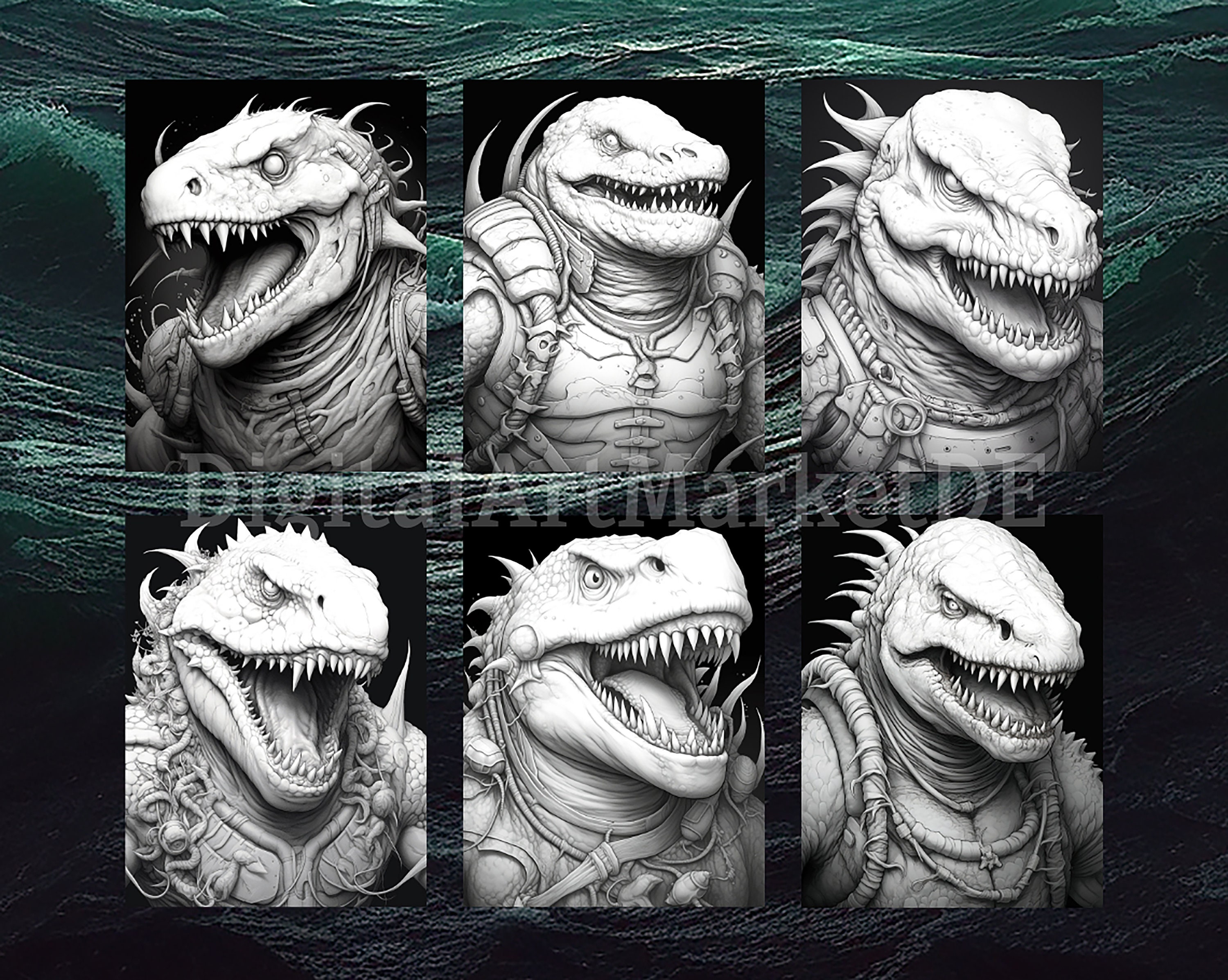 Jawsome Coloring Pages for Adults Instant Download - Etsy