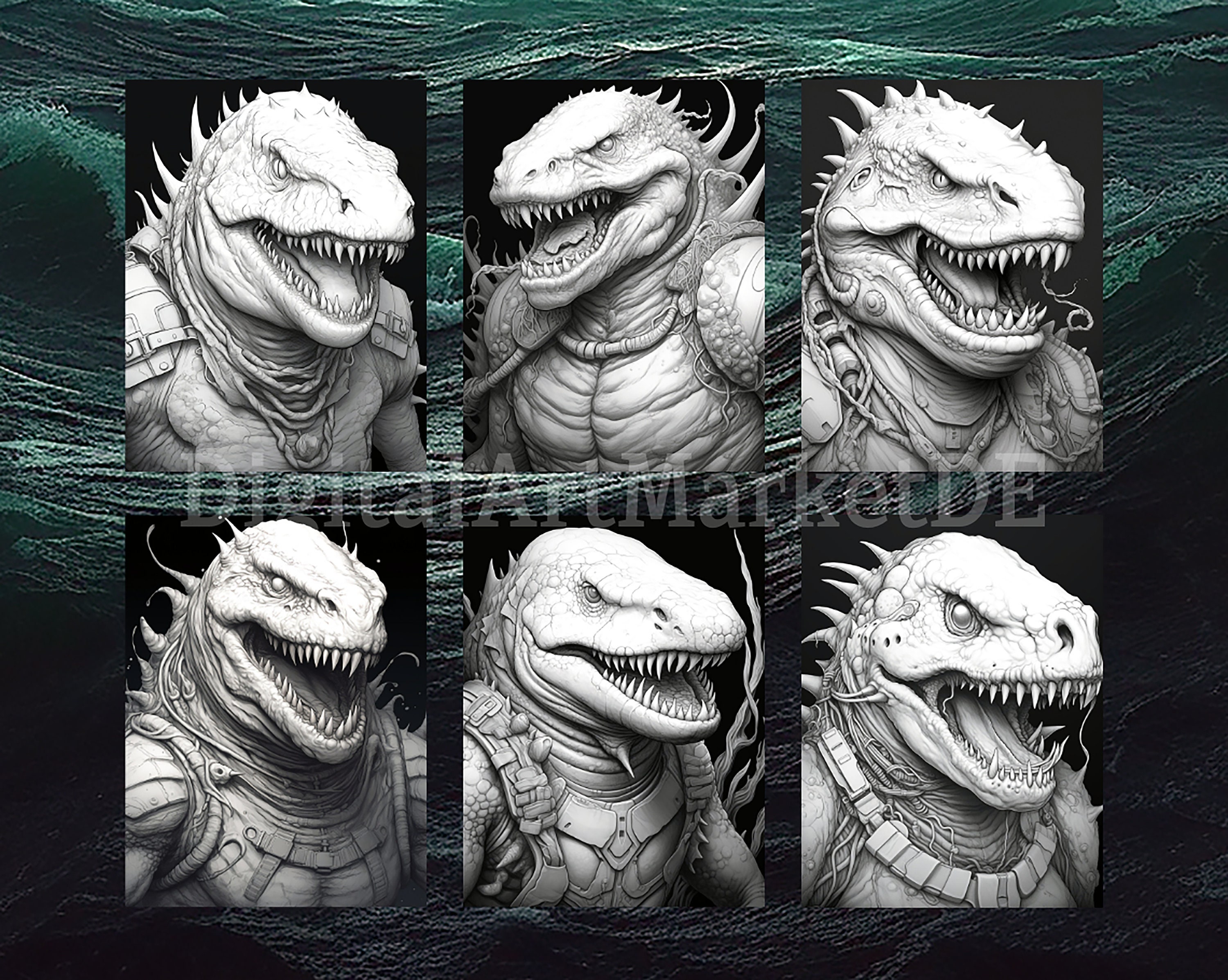 Jawsome Coloring Pages for Adults Instant Download - Etsy