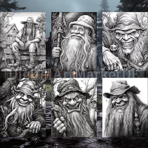 Hillbilly Coloring Pages for Adults Instant Download Grayscale Coloring ...