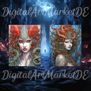 Lilith Coloring Pages,for Adults - Instant Download - Grayscale ...