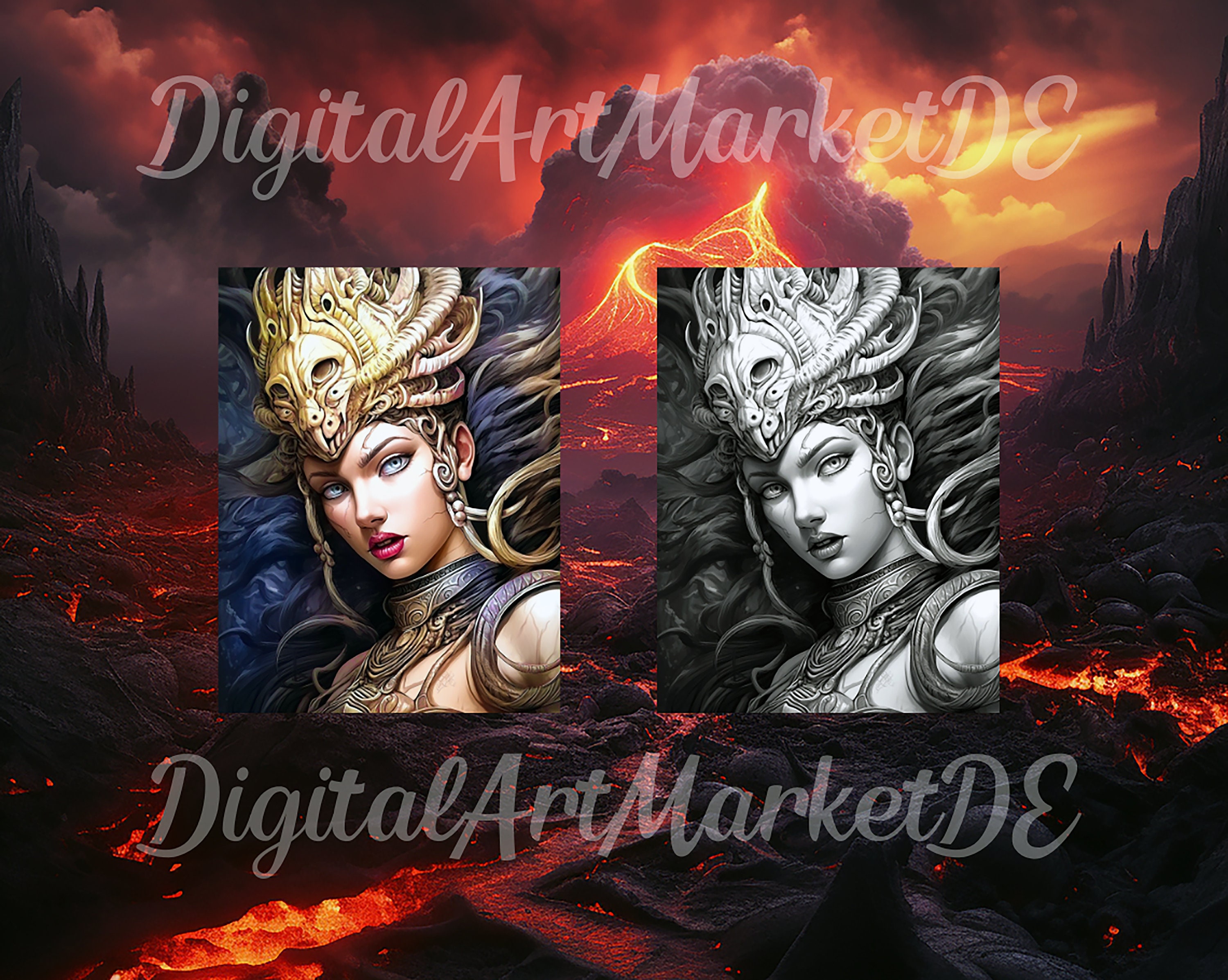 Hades' Muse Coloring Pages for Adults Instant Download - Etsy