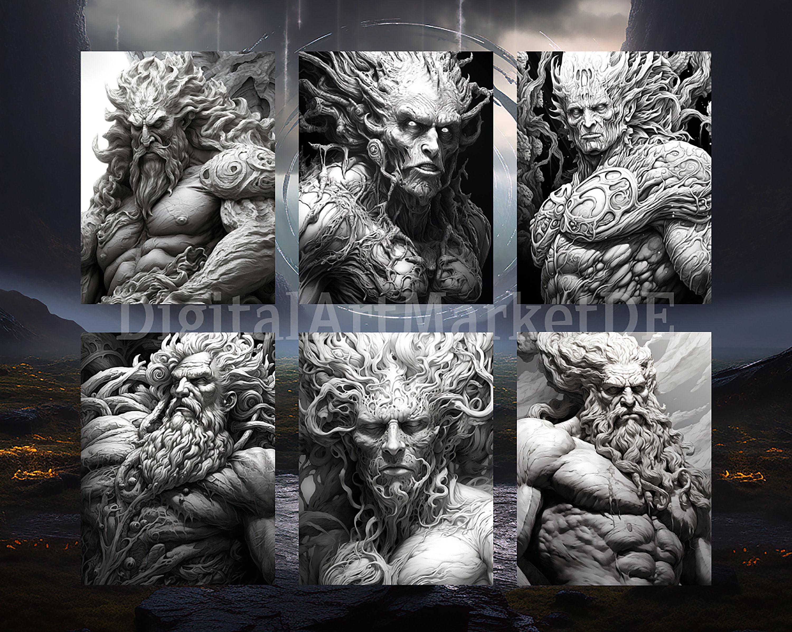 Prometheus Coloring Pagesfor Adults instant Download - Etsy