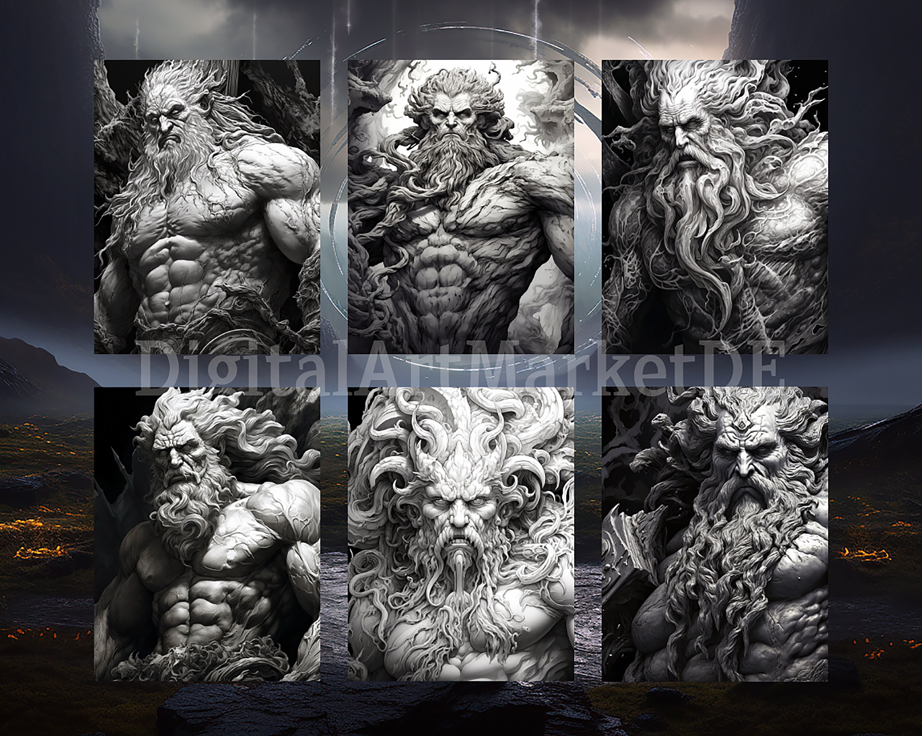 Prometheus Coloring Pagesfor Adults instant Download - Etsy