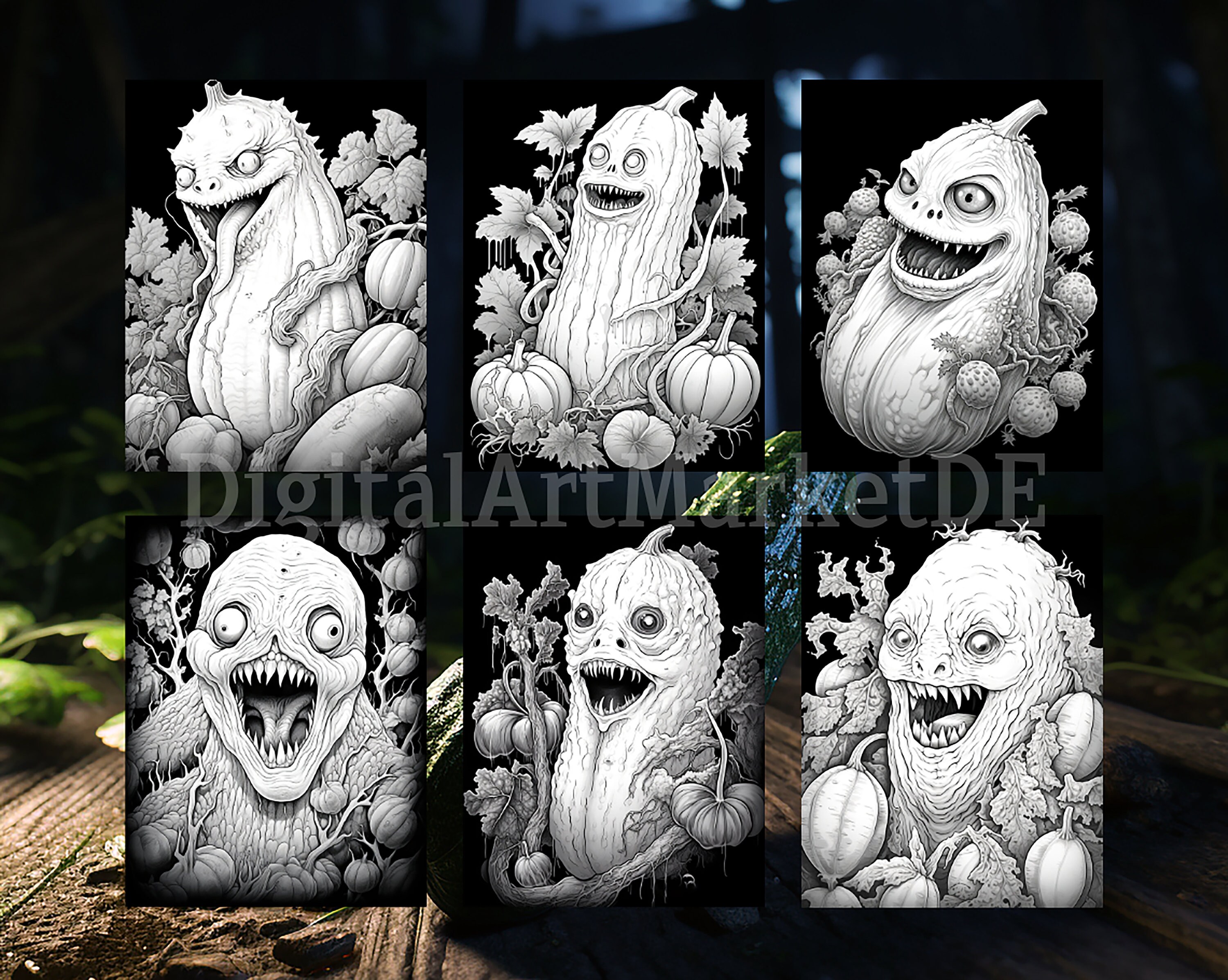 Cucumber Coloring Pages for Adults Instant Download - Etsy