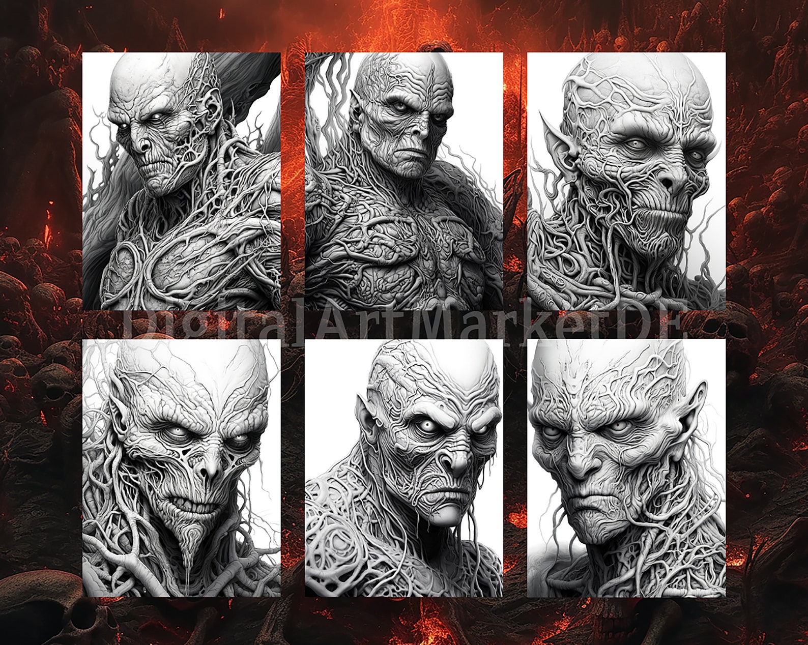 Alpha Coloring Pages for Adults instant Download grayscale - Etsy