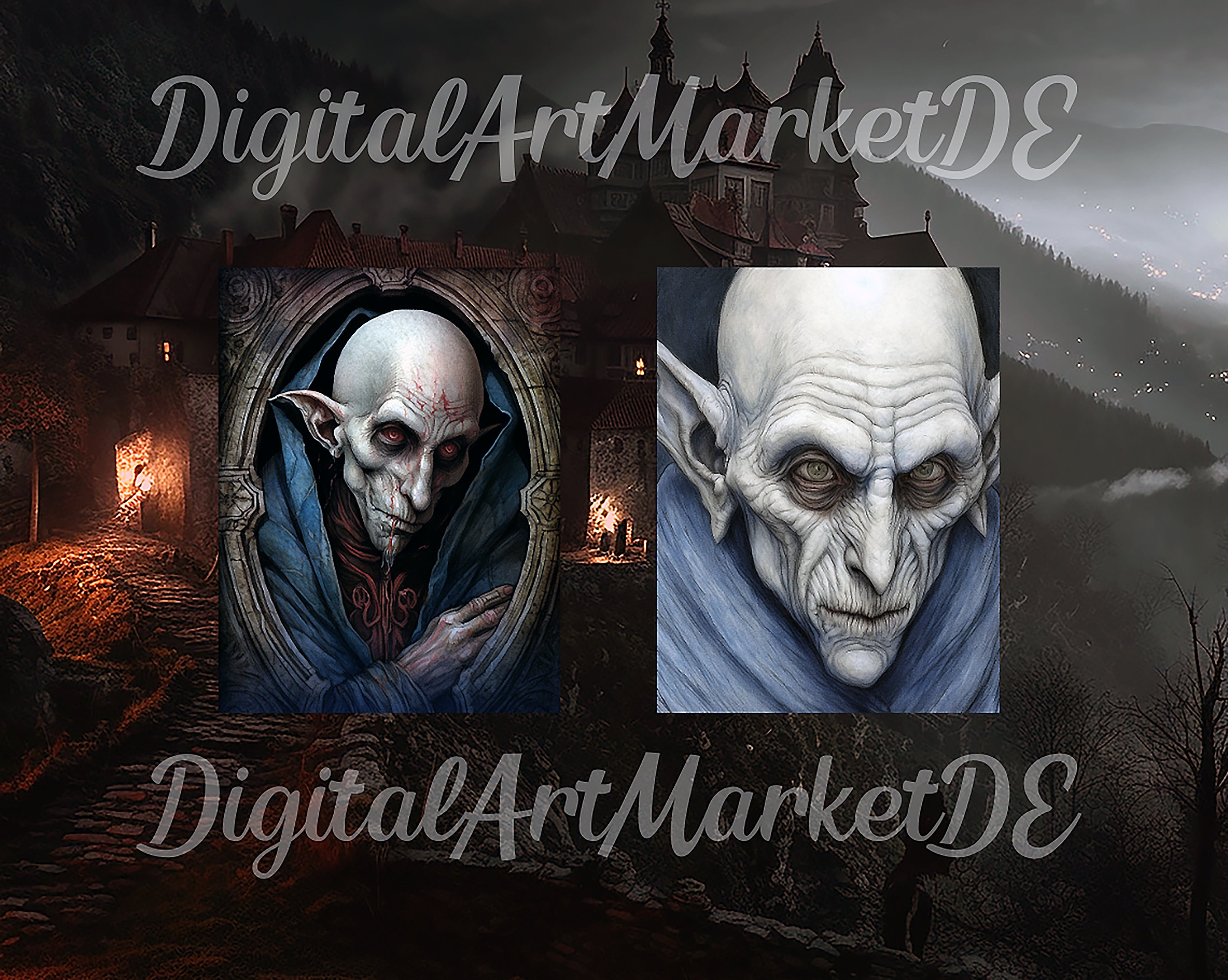 Nosferatu Inspired Coloring Pages for Adults Instant - Etsy UK