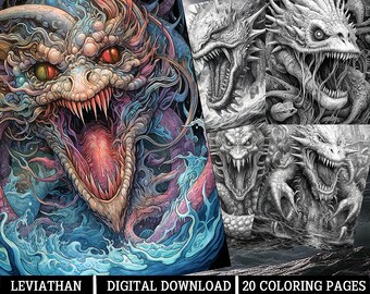 Creepy Dolls Pagesfor Adults Instant Download Grayscale - Etsy