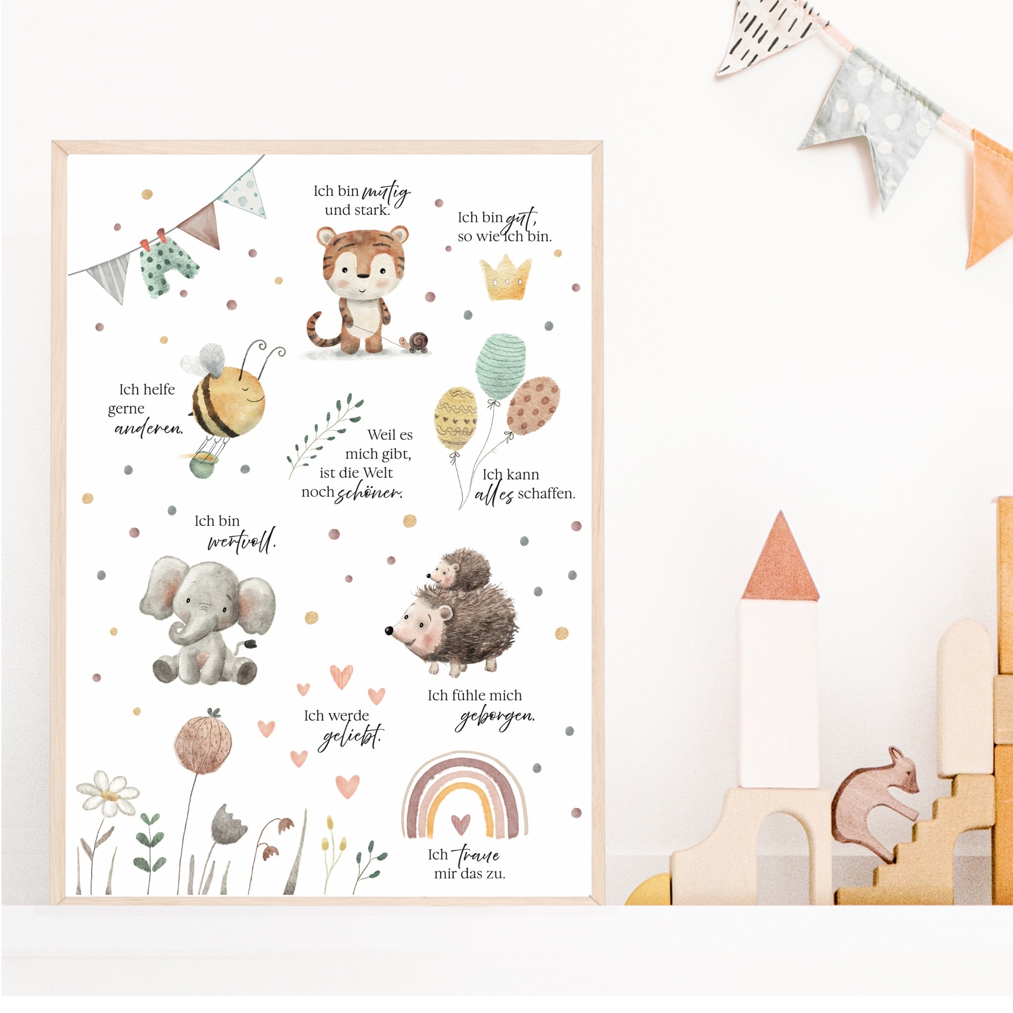 Bild Kinder Poster DINA4 DINA3 Und DINA2 Mutsprüche - Etsy