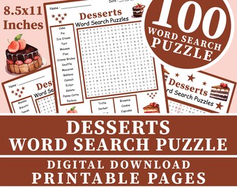 Waffle Word Search, Printable, Instant Download, PDF - Etsy