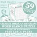 American Historians Word Search Puzzle Worksheet Activity Printable ...