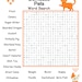 Domestic Pets Word Search Puzzle | 81 Printable Puzzle Pages for Kids ...