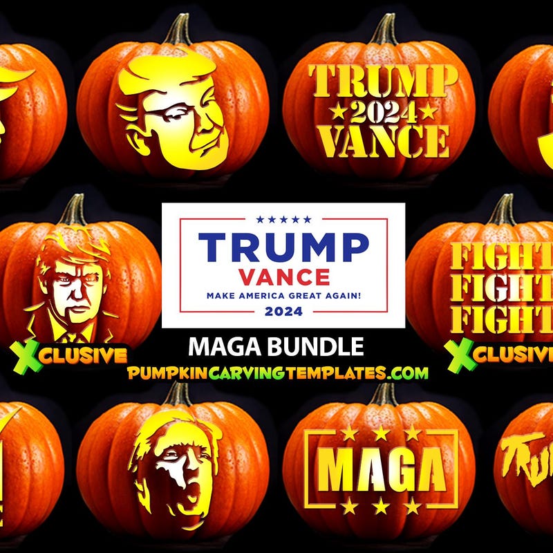 Trump Pumpkin - Etsy