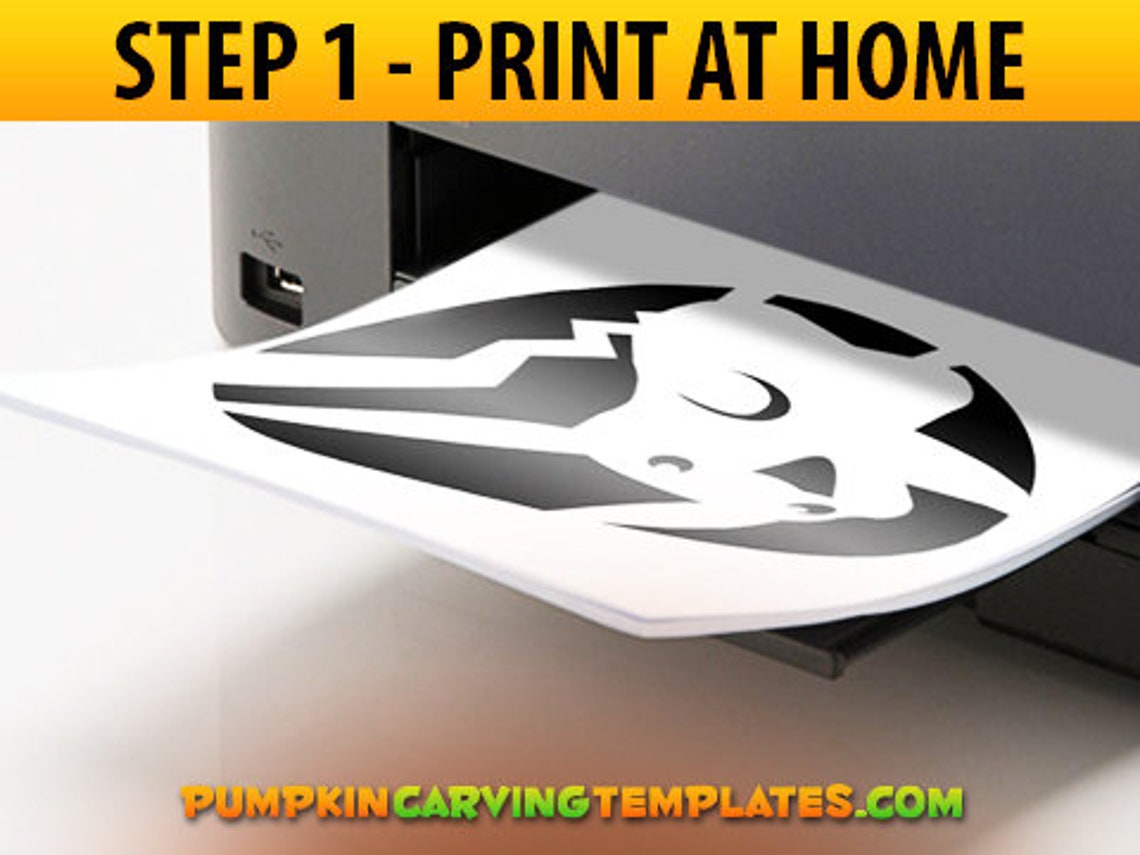 PUMPKIN CARVING TEMPLATE Instant Stencil Digital Download - Etsy UK