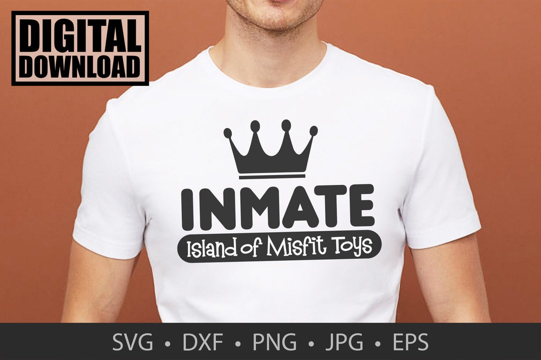 Rudolph Island Misfit Toys INMATE Funny Christmas T Shirt Digital ...