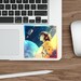 Holographic Space Girl Sticker - Etsy