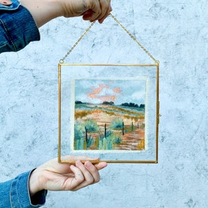 Framed Original Landscape Painting | "copper Hills" - Etsy