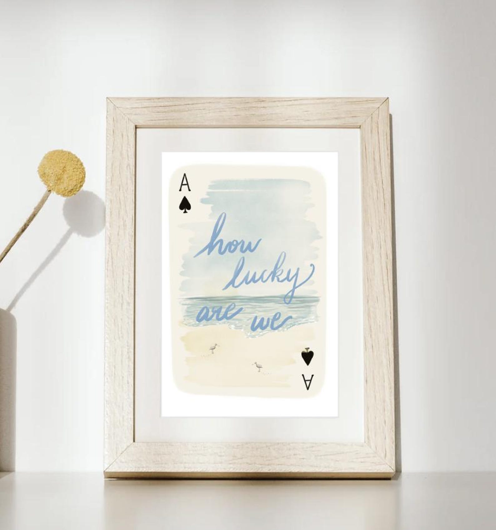 How Lucky Are We - Beach Digital Download - Etsy