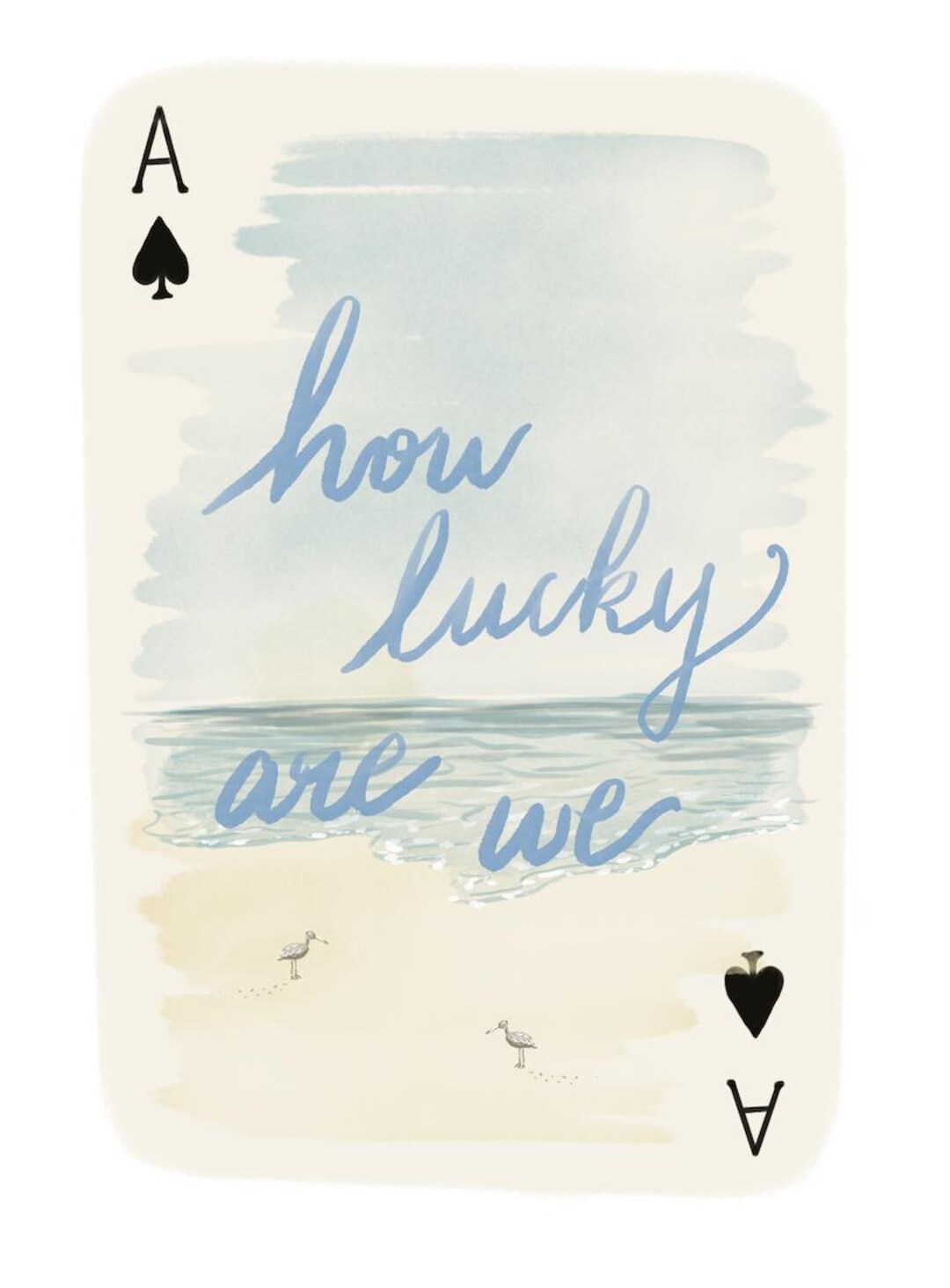 How Lucky Are We - Beach Digital Download - Etsy