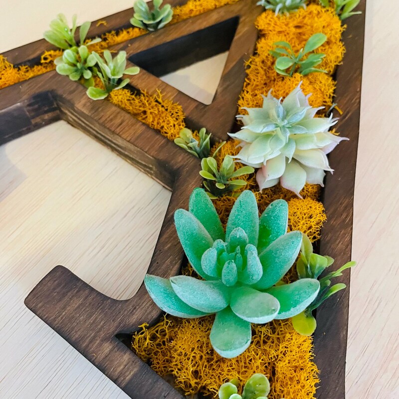 Succulent Letter - Etsy
