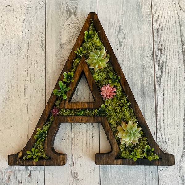 Succulent Letter - Etsy