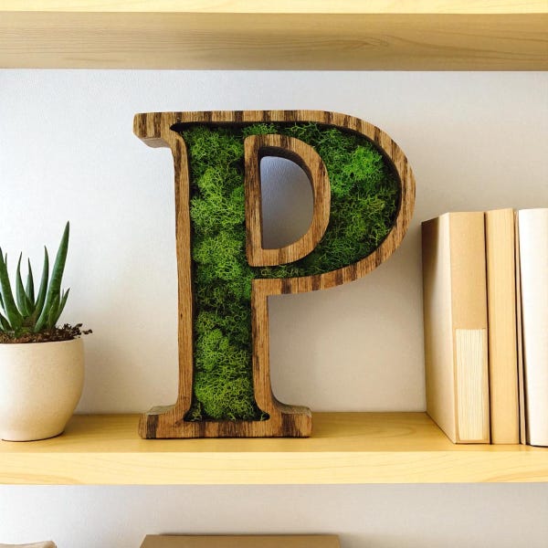 Wooden Letter P - Etsy