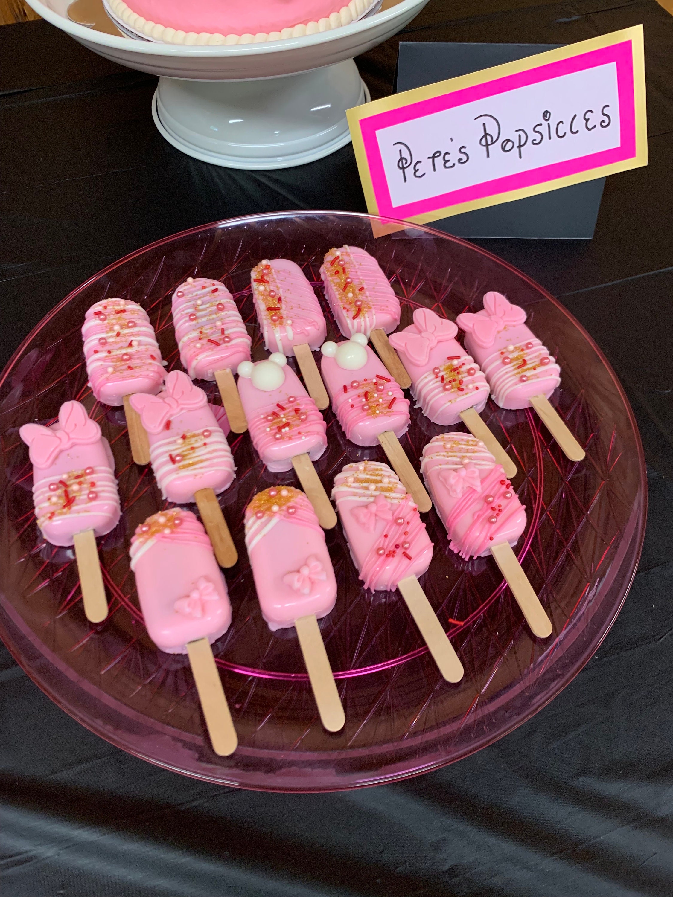 Minnie Mouse Cakesicles - Etsy