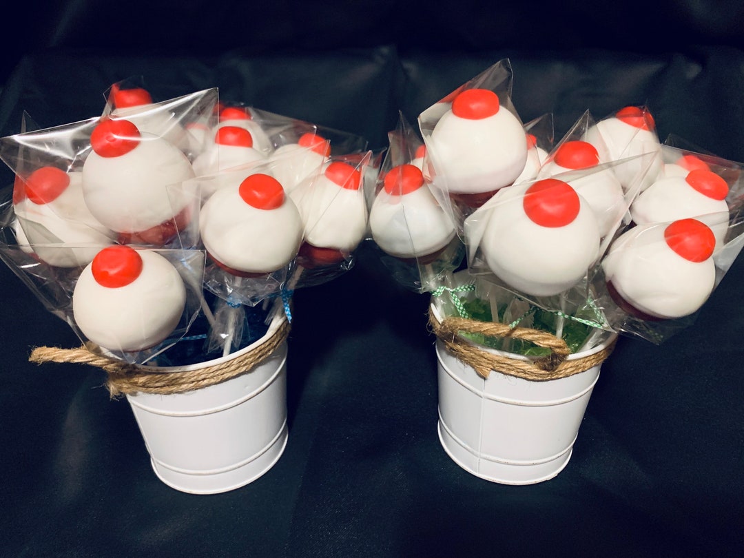 Fishing Bobber Cake Pops - Etsy
