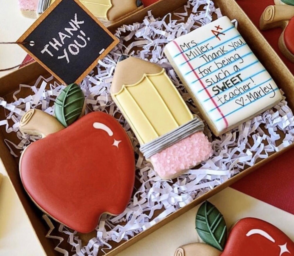 Teacher Appreciation Cookies - Etsy