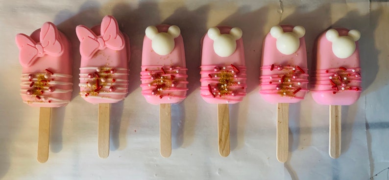 Minnie Mouse Cakesicles - Etsy