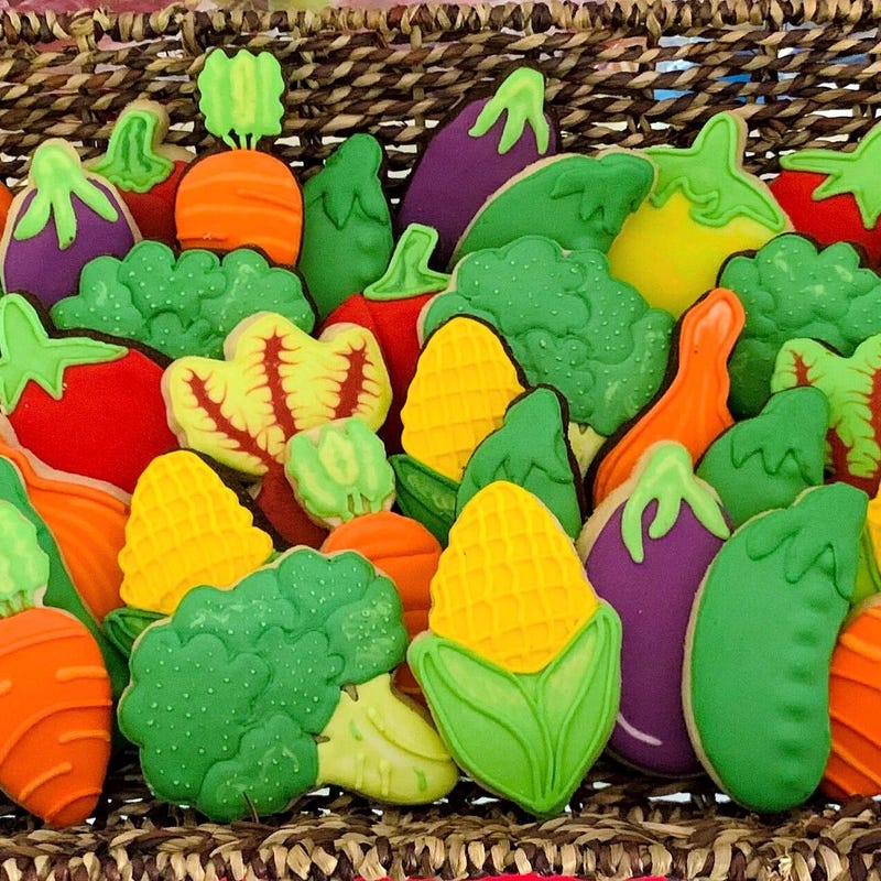 Royal Icing Vegetables - Etsy