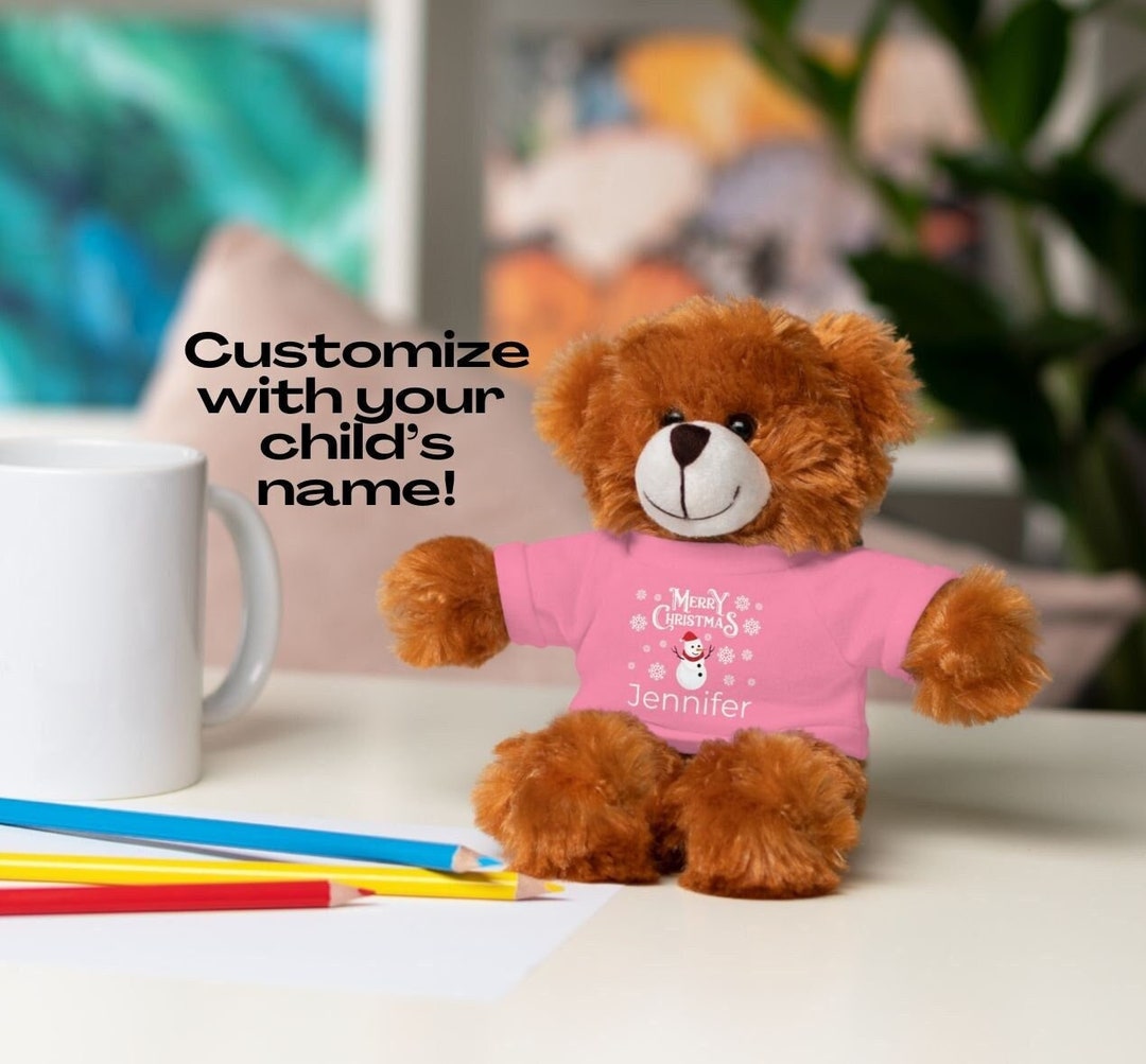 Personalized Stuffed Bear for Christmas Gift Custom Teddy Bear Custom ...