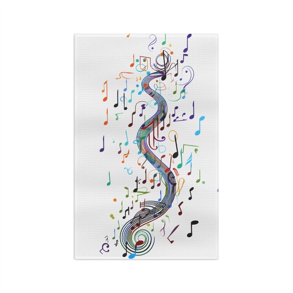 Musical Note Hand Towels - Etsy