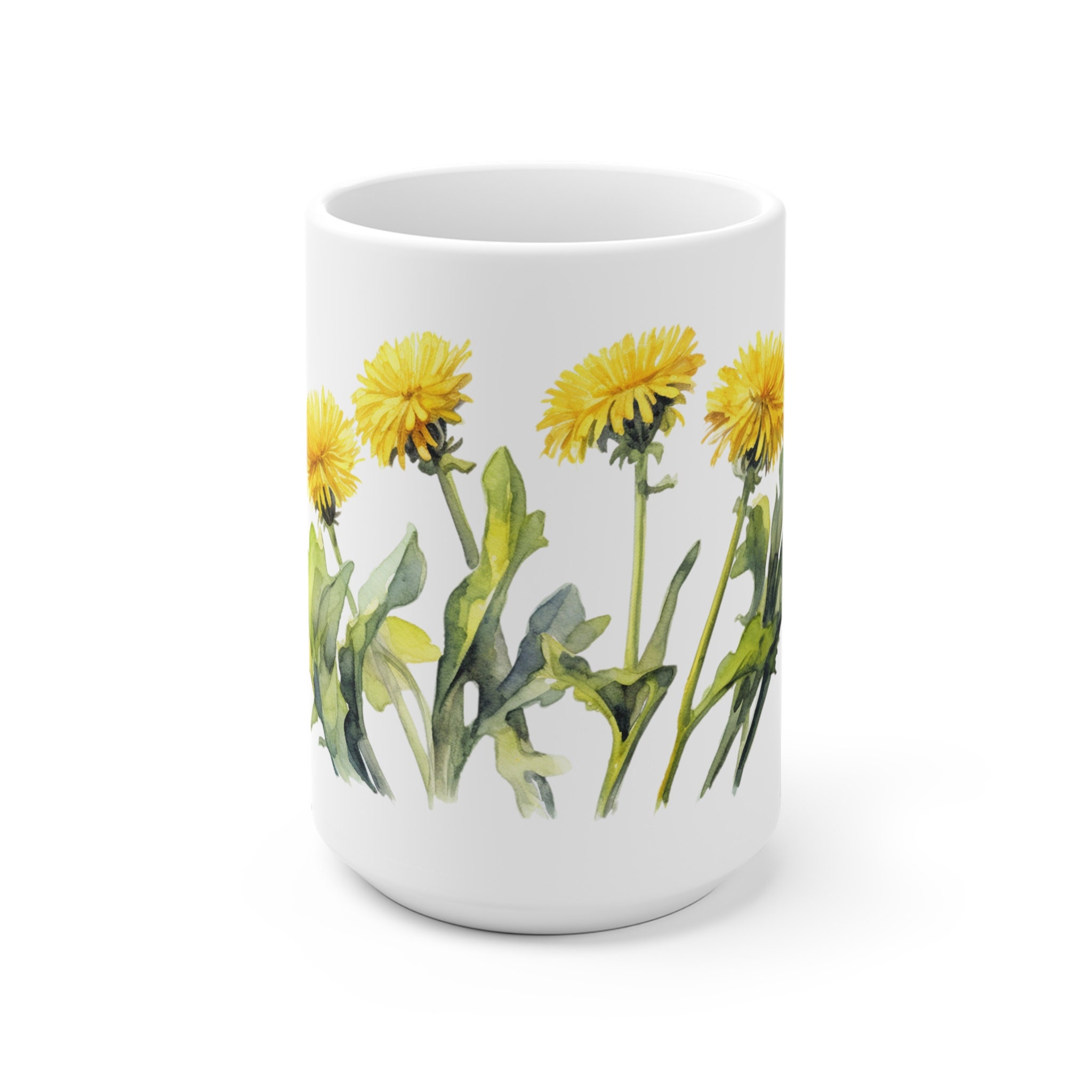 Dandelion Mug, Dandelion Coffee Mug, Dandelion Mug, Dandelion Cup ...