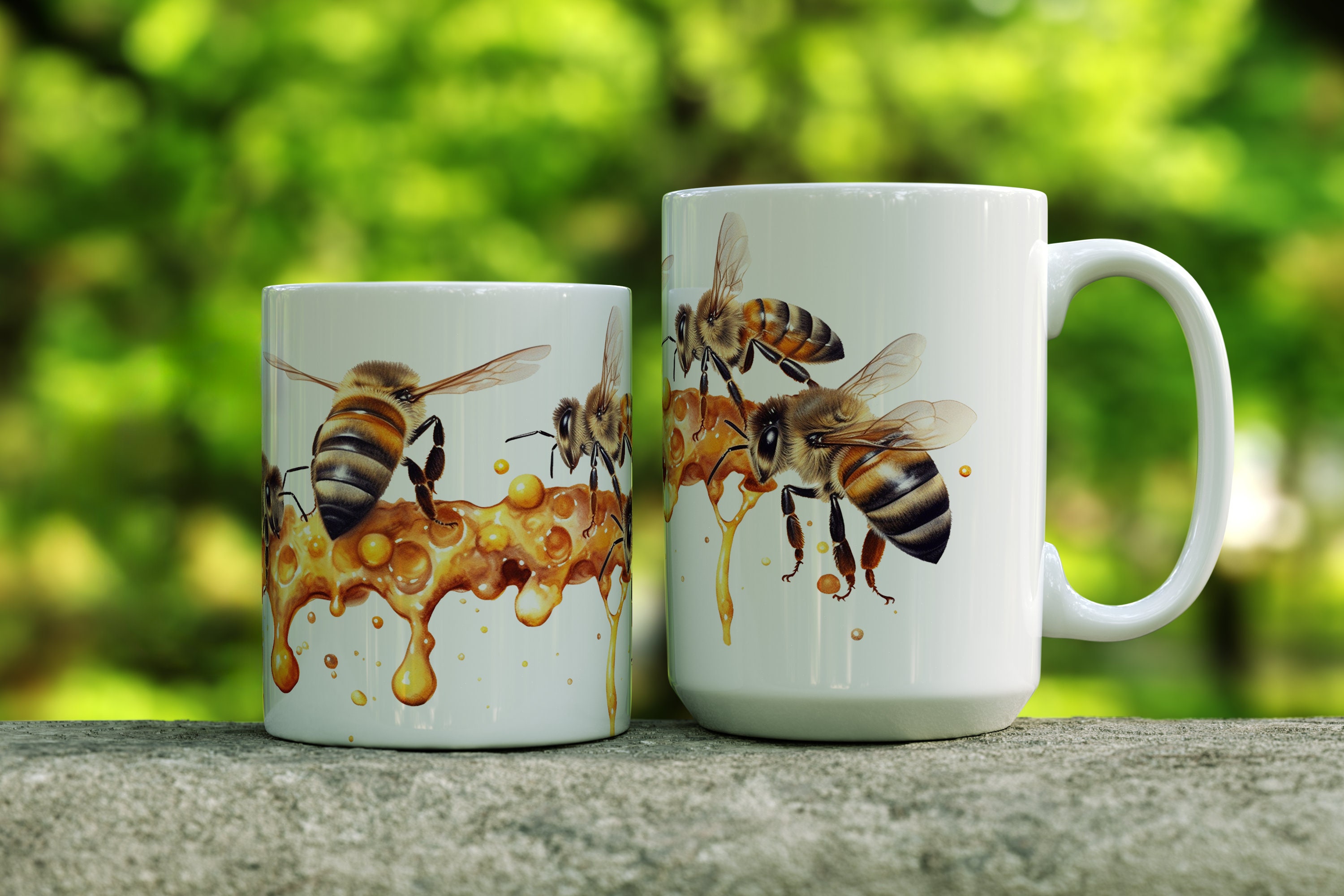 Bees Mug Honey Bees Coffee Mug Honey Bee Mug Bee Cup Bee - Etsy