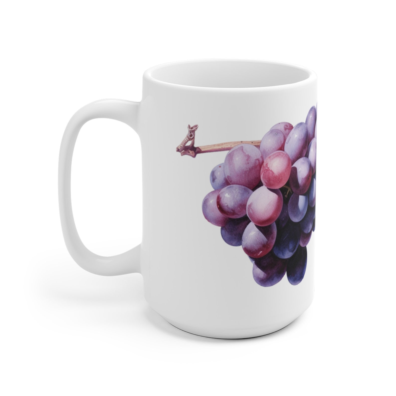 Cluster of Grapes Coffee Mug | Grapes Coffee Mug | Grapes Mug | Cluster ...