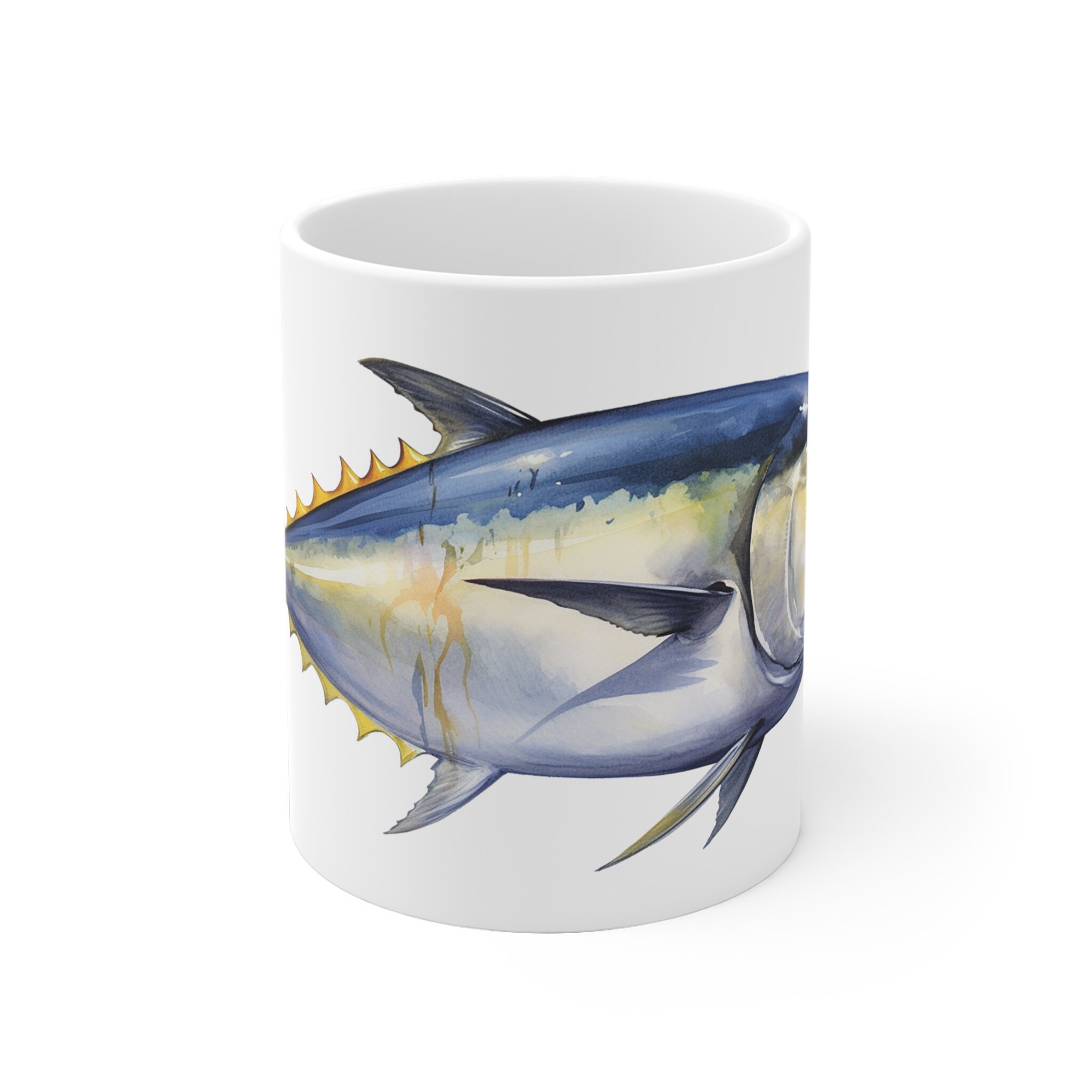 Salt Water Fishing Tuna Coffee Mug, Offshore Fishing Mug, Tuna Coffee ...