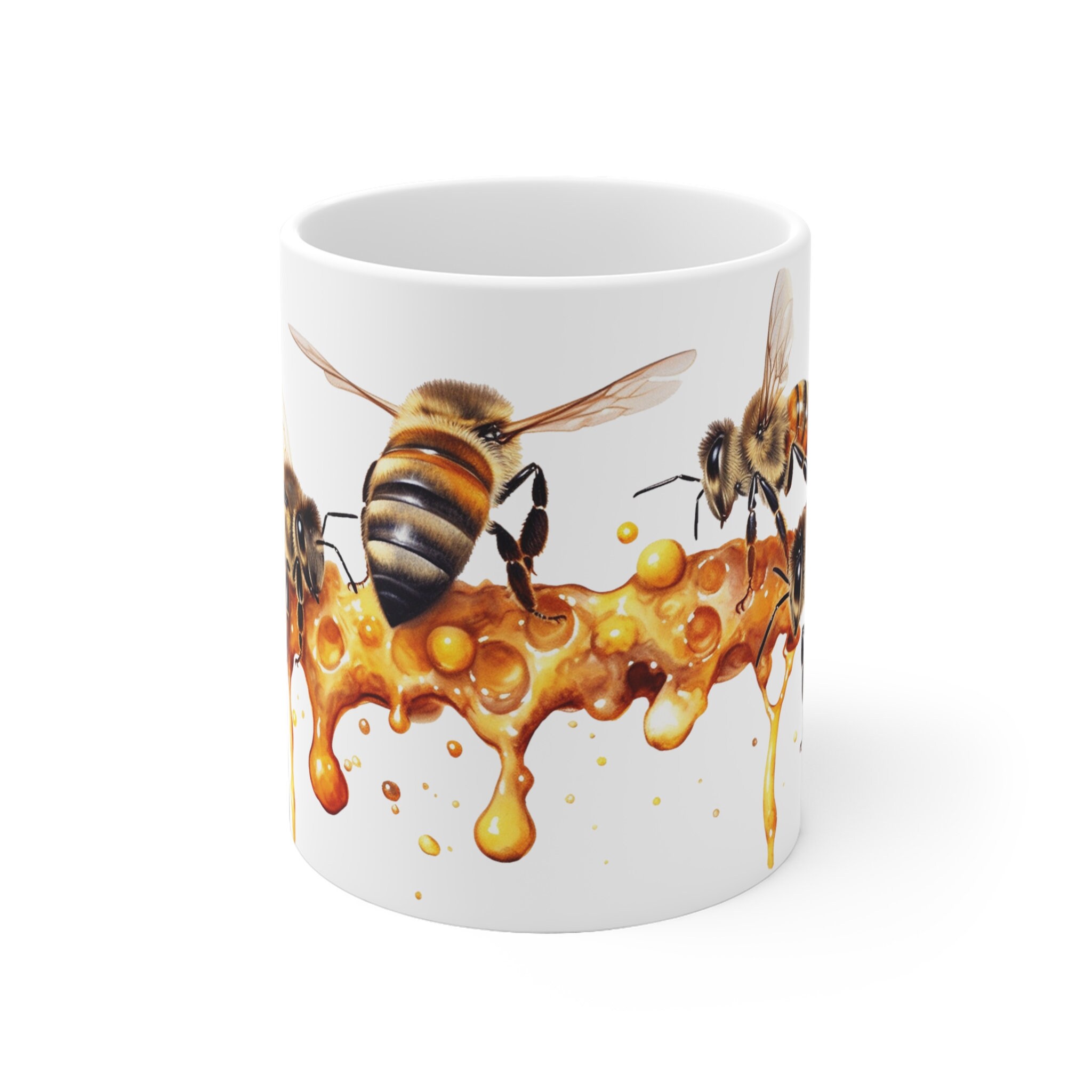 Bees Mug Honey Bees Coffee Mug Honey Bee Mug Bee Cup Bee - Etsy