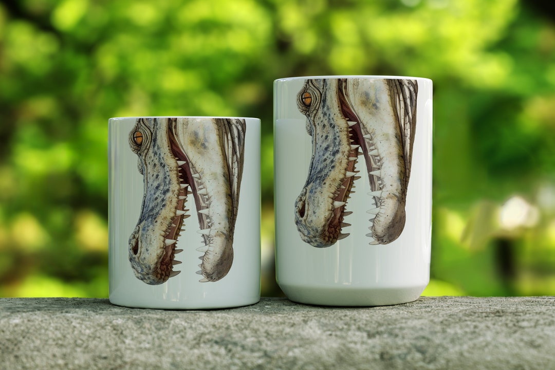 Alligator "animal Face" Mug, Alligator Face Mug, Alligator Coffee Mug ...