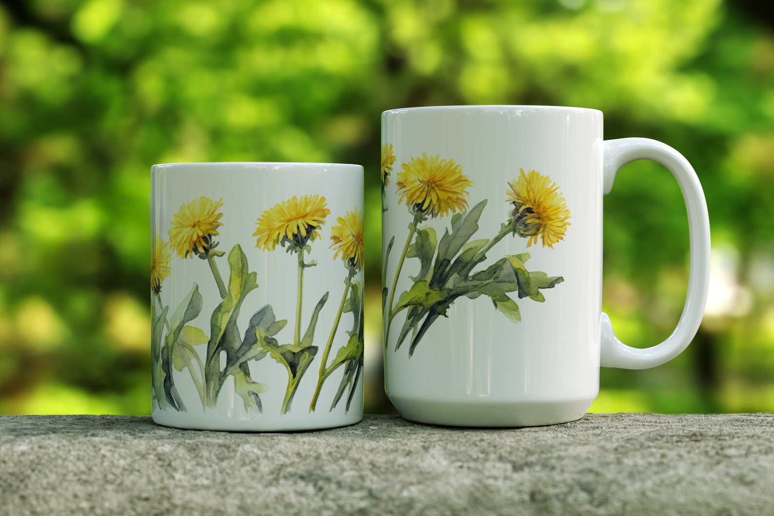Dandelion Mug, Dandelion Coffee Mug, Dandelion Mug, Dandelion Cup ...