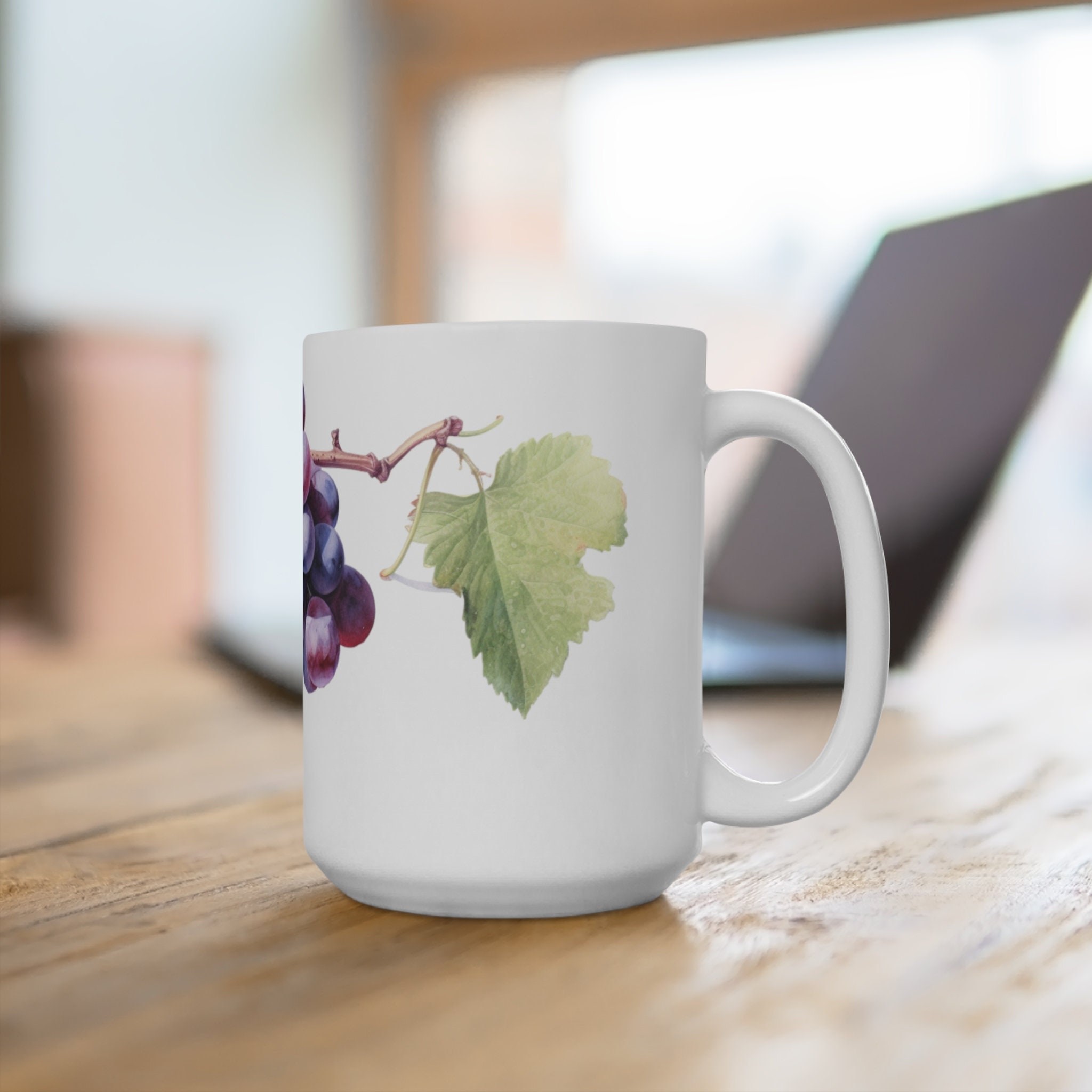 Cluster of Grapes Coffee Mug | Grapes Coffee Mug | Grapes Mug | Cluster ...