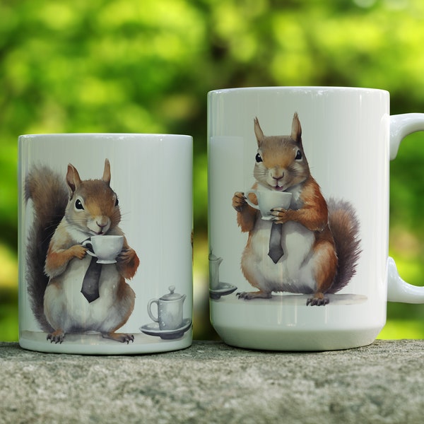 Coffee Squirrel - Etsy