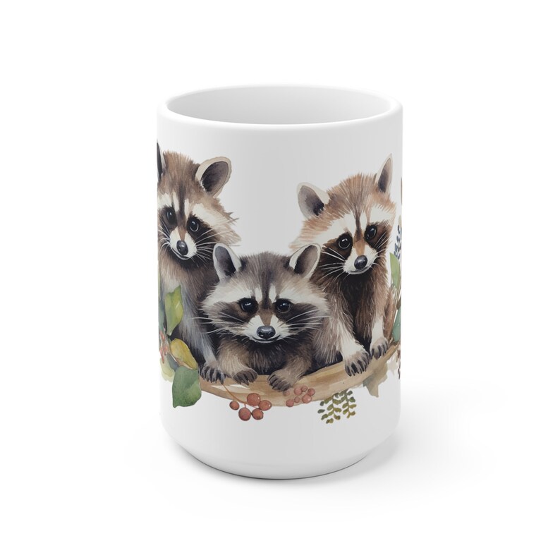 Cute Raccoons Mug, Raccoon Coffee Mug, Raccoons Mug, Raccoons Cup ...